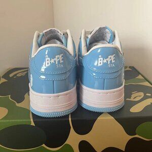 Bape | Shoes | A Bathing Ape Bape Classic Lightning Star White Blue ...
